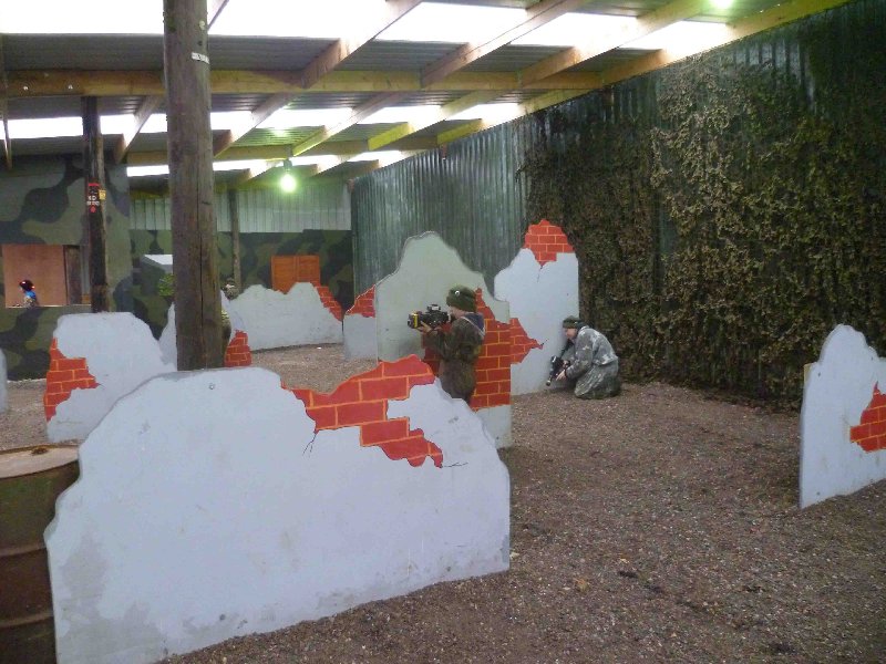 Laser Mayhem's Warehouse indoor playing field at Laser Tag London