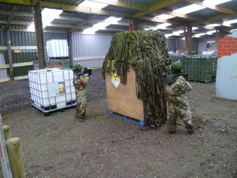 Laser Mayhem's Warehouse indoor playing field at Laser Tag London