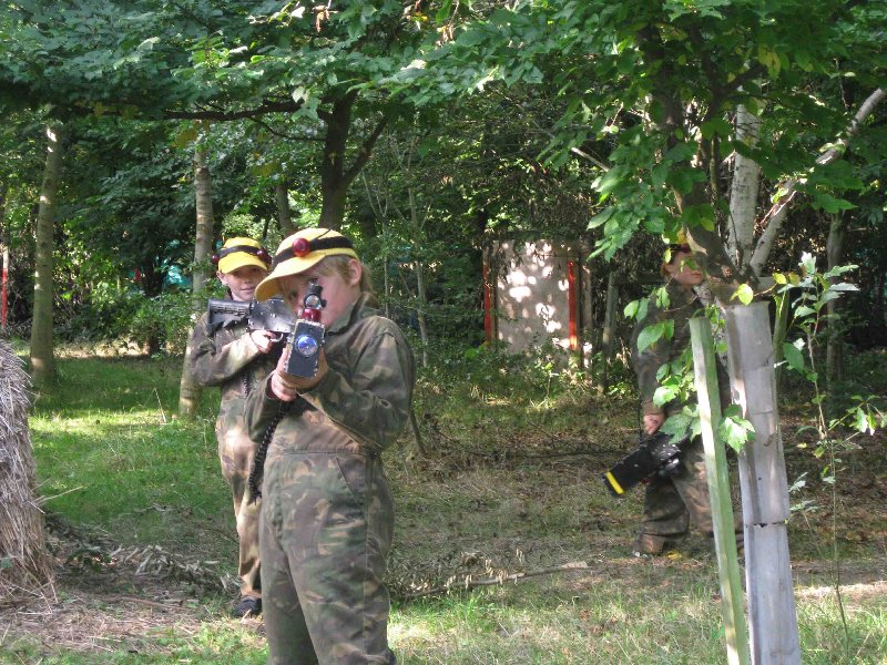 The Ruins Laser tag field at Laser Mayhem Essex